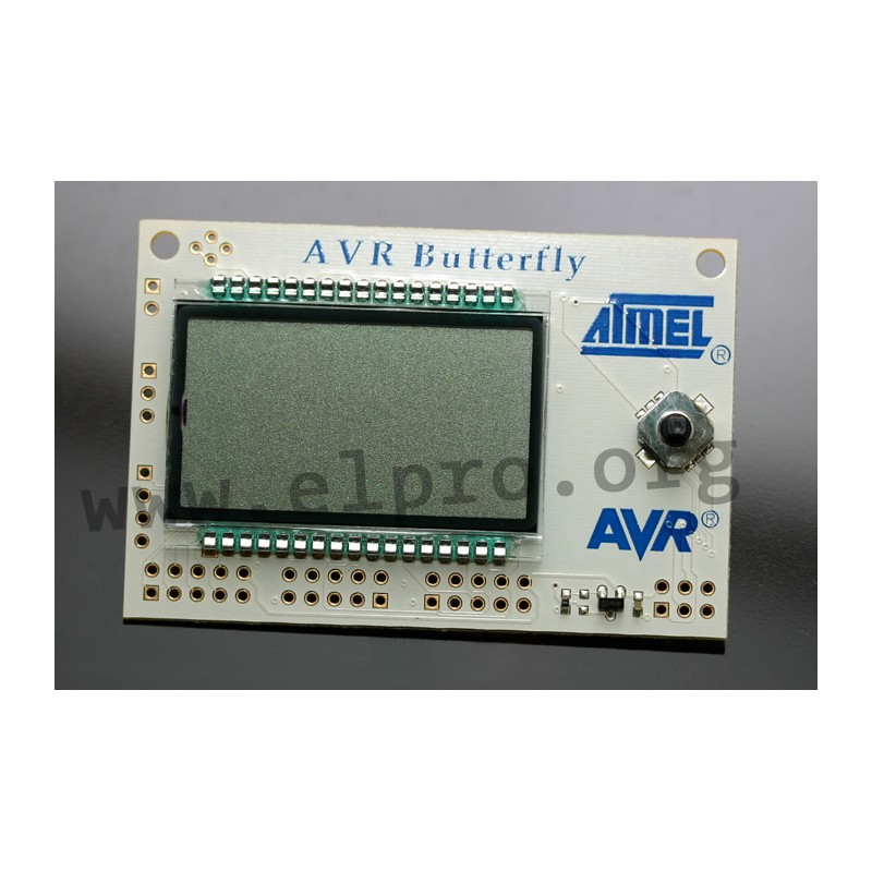 ATAVRBFLY Microchip Microchip/Atmel evaluation boards, for AVR microcontrollers - elpro Elektronik