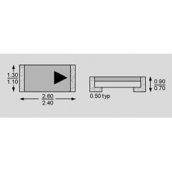 Taiwan Semiconductor silicon diodes, in a 0603/0805/1005/1206 housing ...