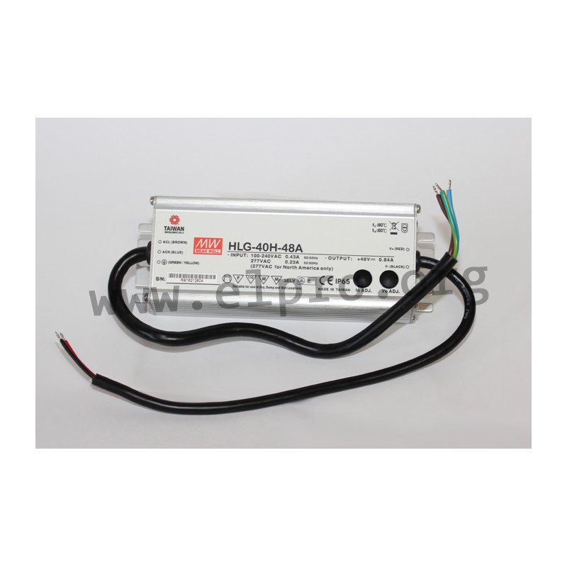 HLG-40H-12A Mean Well LED drivers, 40W - elpro Elektronik