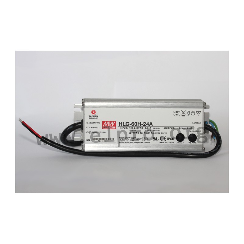 HLG-60H-54A Mean Well LED-Schaltnetzteile, 60W - elpro Elektronik