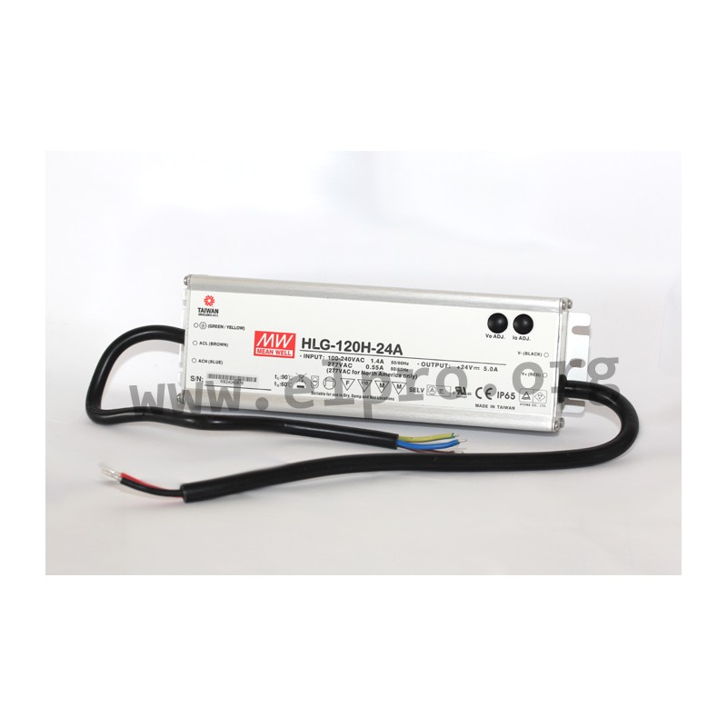 HLG-120H-42A Mean Well LED drivers, 120W - elpro Elektronik