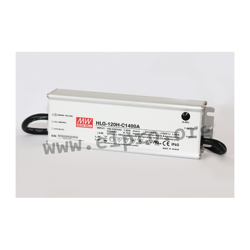 HLG-120H-C350A Mean Well LED-Schaltnetzteile, 150W - elpro Elektronik