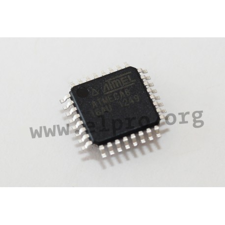 ATMEGA8-16AU Microchip Microchip/Atmel 8-Bit AVR ISP flash microcontrollers, ATMEGA series - elpro
