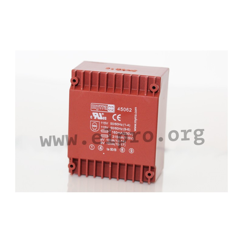 45065, Myrra flat transformers, 30VA, UI 39 - elpro Elektronik