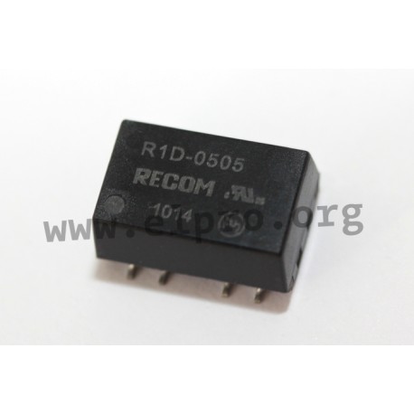 R1D-0524 Recom DC/DC converters, 1W - elpro Elektronik