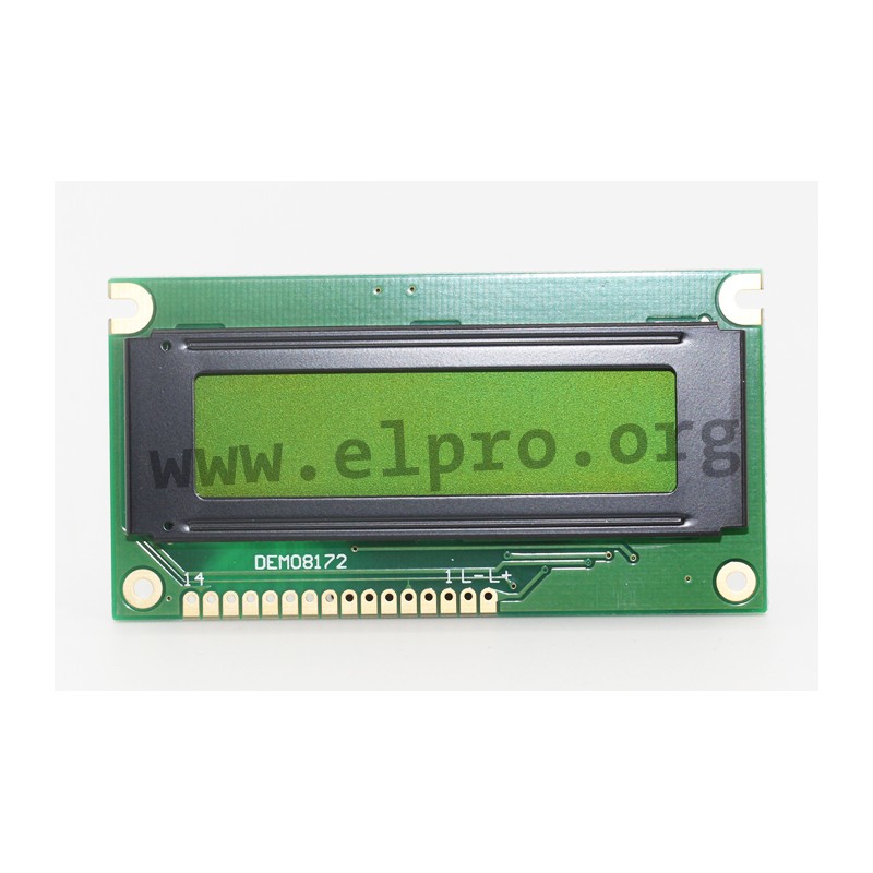 DEM 08172 SYH-PY, 1 line, 8 characters - elpro Elektronik