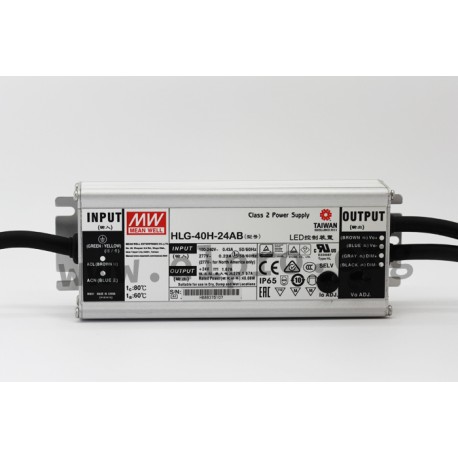 HLG-40H-12AB Mean Well LED drivers, 40W - elpro Elektronik