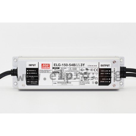 ELG-150-12B-3Y Mean Well LED-Schaltnetzteile, 150W - elpro Elektronik