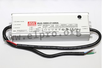 Mean Well LED drivers, 200W, IP65, constant current, HLG-185H-C series - elpro Elektronik