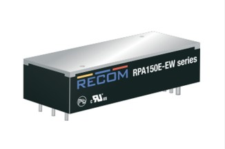 Recom DC/DC converters, 150W, 1/8 brick housing, RPA150E-EW series - elpro Elektronik