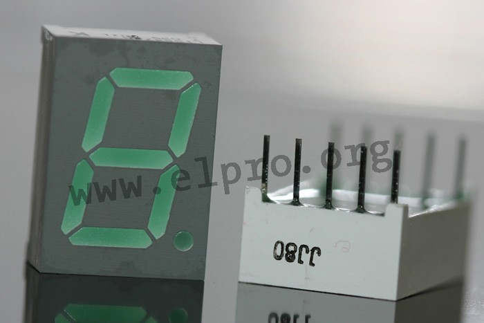 LiteOn 7-segment LED displays, 13,2mm digit height, 1 digit, LTS-546 ...