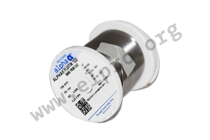 Alpha soldering wires, 2,2% halogen-activated flux, Fluitin, 1532 ...