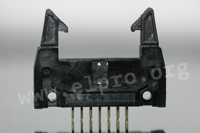 MPE Garry box headers, pitch 2,54mm, straight, low cost, pitch with ...