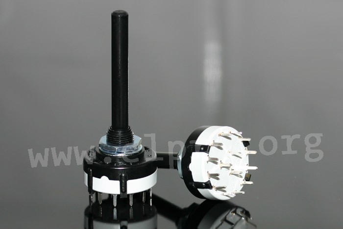 Lorlin rotary switches, 50mm axis, soldering pins, CK series - elpro ...