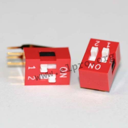 DIL switches, 90°, vertical, DA series - elpro Elektronik