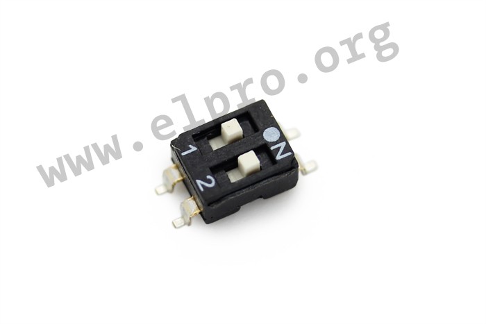 ECE DIL switches, SMD, pitch 2,54mm, SD and ESD series - elpro Elektronik