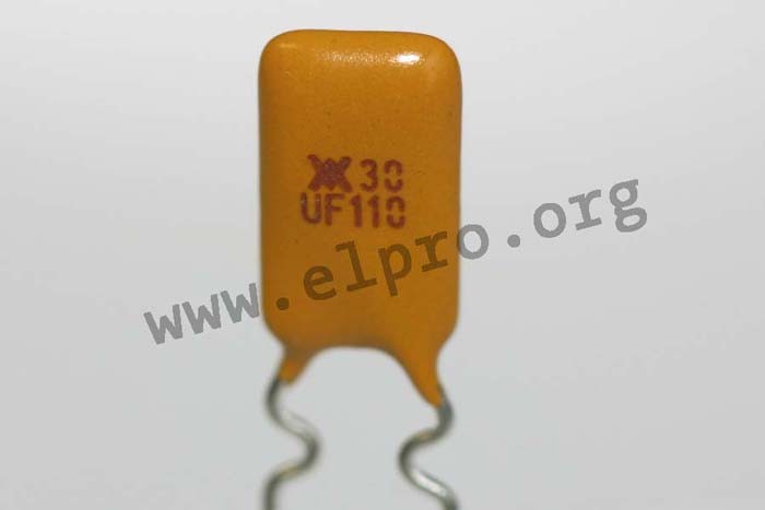 Littelfuse self-resetting fuses, PTC, radial, 0,9 to 9A, RUEF series ...