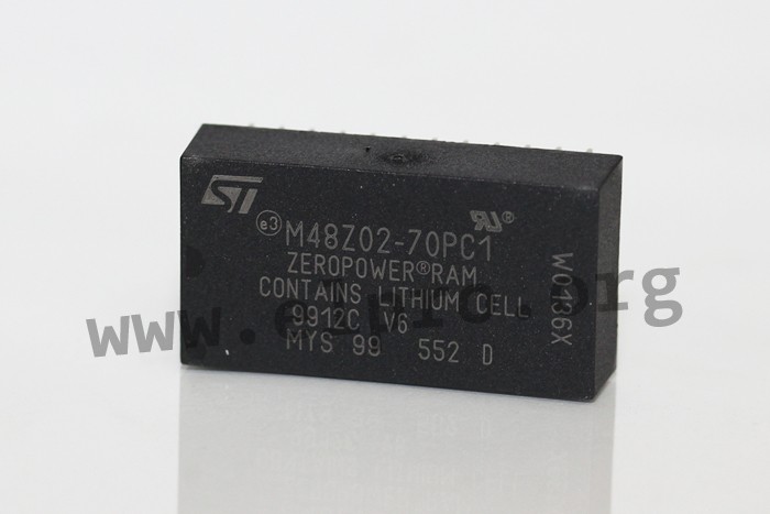 STMicroelectronics Zeropower SRAMs, 5V, M48_ series - elpro Elektronik