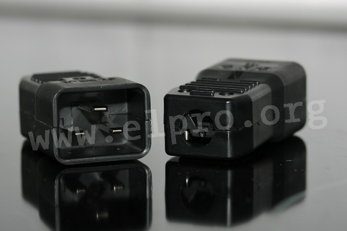 Schurter IEC plug connectors, 70°C, cable mount, 4796 series - elpro ...
