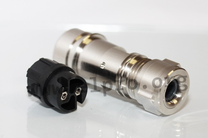 Bulgin circular cable connectors, metal, IP68, Buccaneer 6000 series ...