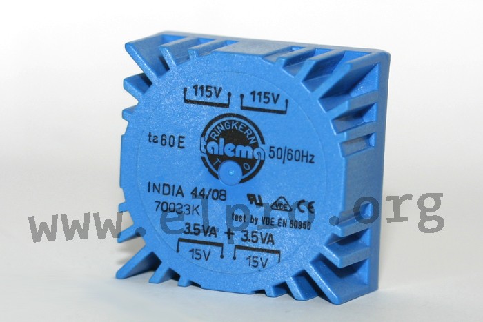 Talema toroidal PCB transformers, 7VA - elpro Elektronik