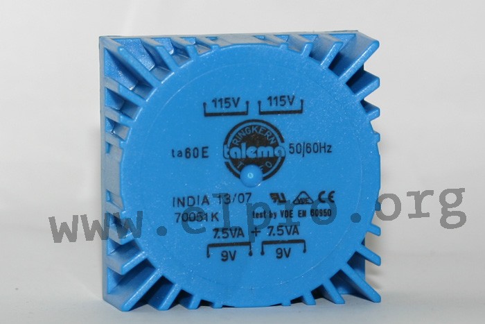 Talema toroidal PCB transformers, 15VA - elpro Elektronik