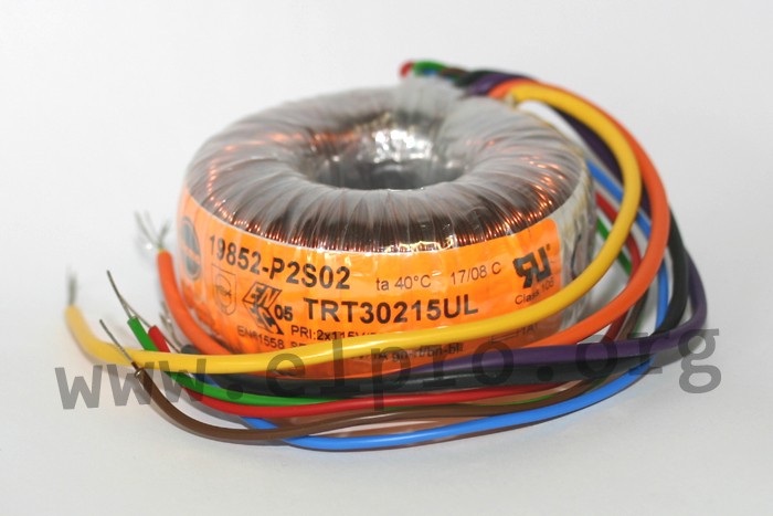 Talema toroidal transformers, 30VA, 2x115V - elpro Elektronik