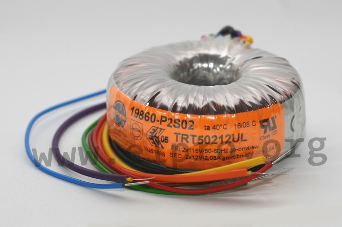 Talema toroidal transformers, 50VA, 2x115V - elpro Elektronik