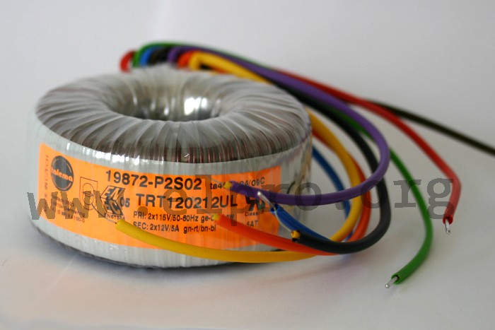 Talema toroidal transformers, 120VA, 2x115V - elpro Elektronik