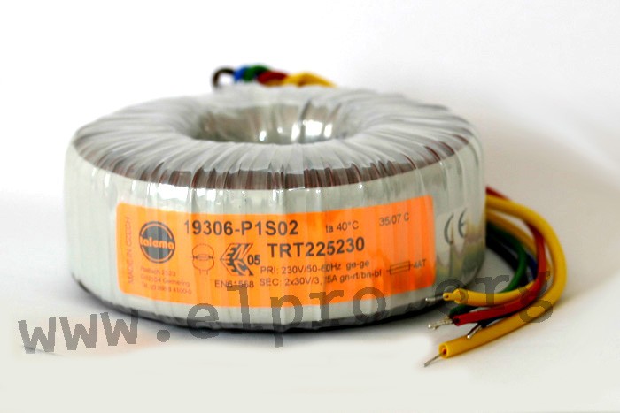 Talema toroidal transformers, 225VA, 1x230V - elpro Elektronik