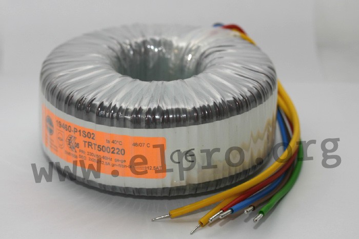 Talema toroidal transformers, 500VA, 1x230V - elpro Elektronik