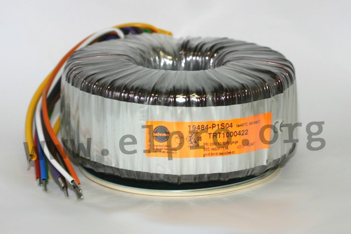 Talema toroidal transformers, 1000VA, 1x230V - elpro Elektronik