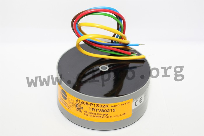 Talema toroidal transformers, 80VA, 1x230V, potted - elpro Elektronik