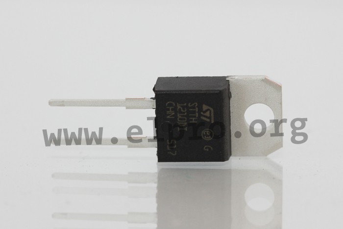 STMicroelectronics rectifier diodes, 12A, ultra fast, STTH series ...