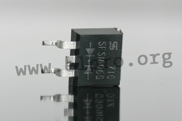 Taiwan Semiconductor rectifier diodes, 16A, SMD, super fast, SFS series - elpro Elektronik