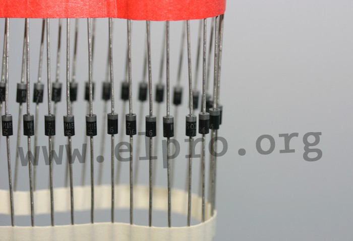 Taiwan Semiconductor Zener diodes, 1W, DO41 housing, 1N47 and 1M series ...