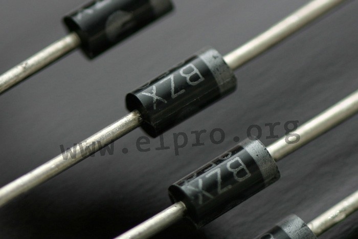 Taiwan Semiconductor Zener diodes, 1,3W, 5%, DO41 housing, BZX85C series - elpro Elektronik