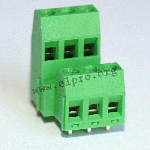 PTR terminal blocks, pitch 5mm, 24A, 2-level screw-cage clamp principle ...
