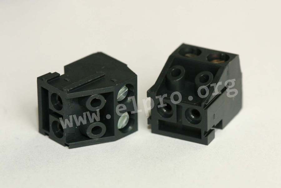PTR terminal blocks and box headers, pitch 5mm, 10A, grey, AK130 and ...