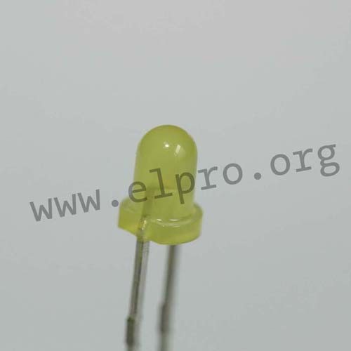 LiteOn light-emitting diodes, diffuse, low power consumption (2mA), 3mm ...