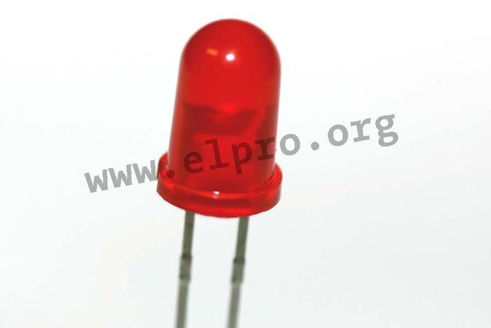LiteOn light-emitting diodes, diffuse, low power consumption (2mA), 5mm ...