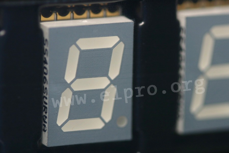 SMD, 7-segments, 1 digit - elpro Elektronik