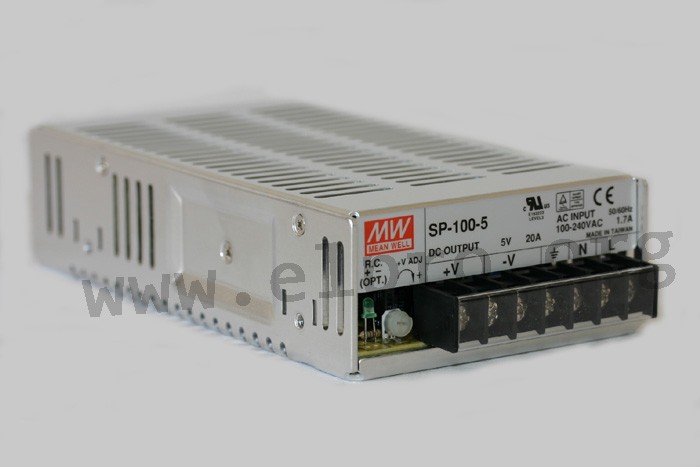 Mean Well switching power supplies, 100W, SP-100 series - elpro Elektronik
