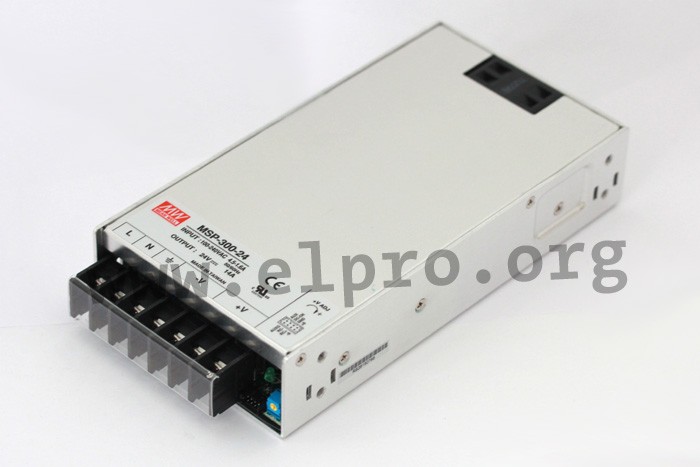 Mean Well switching power supplies, 300W, for medical technology, MSP ...