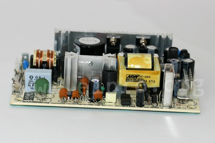 Mean Well switching power supplies, 45W, triple output, open frame (PCB ...