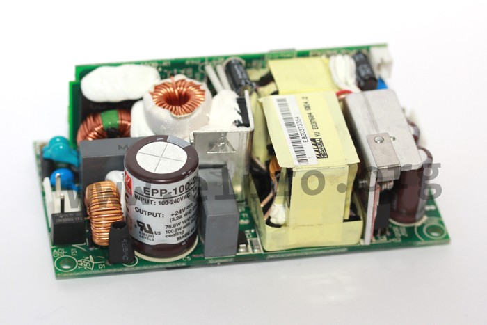 Mean Well switching power supplies, 100W (forced air), open frame (PCB ...