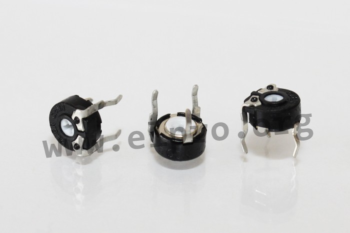 Piher trimmer potentiometers, 0,1W, horizontal, PT6KV series - elpro ...