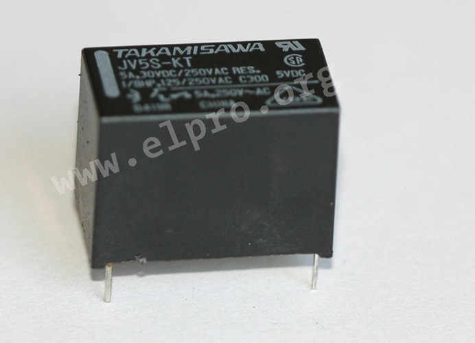 Fujitsu PCB relays, 5A, 1 normally open contact, JV series - elpro ...