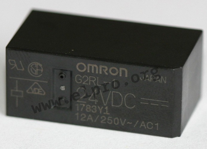Omron PCB relays, 8 to 16A, 1 or 2 changeover contacts, G2RL series ...