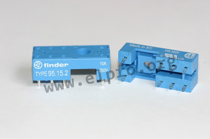 PCB sockets and clips for relays by Finder - elpro Elektronik